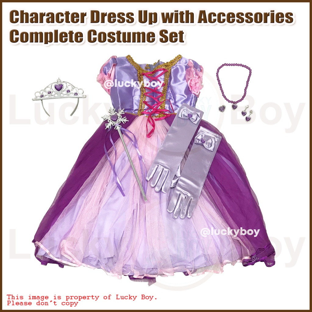Character Dress Up with Accessories Complete Costume Set | Shopee ...