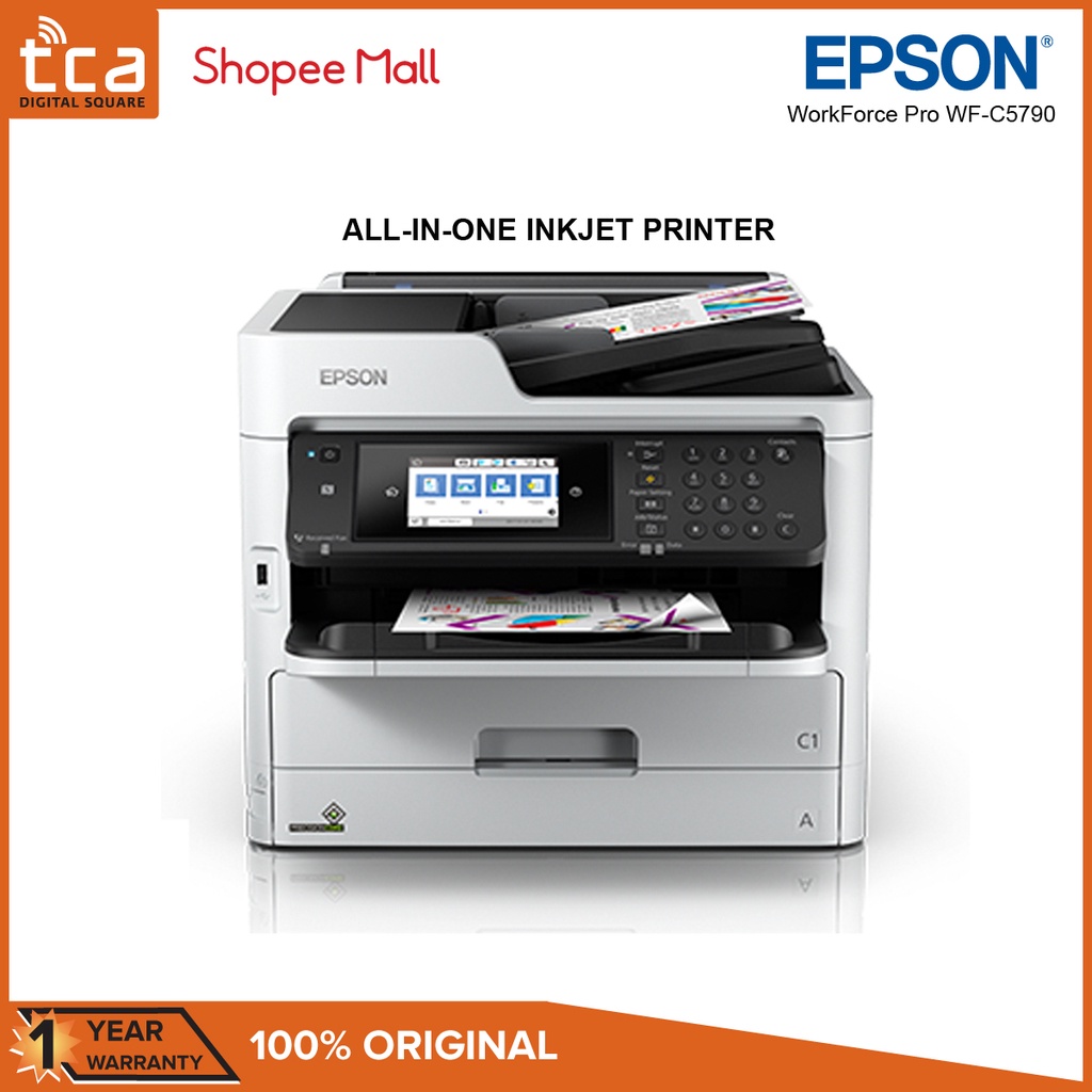 Epson WorkForce Pro WF-C5790 Wi-Fi Duplex All-in-One Inkjet Printer ...