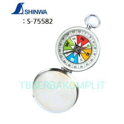 Brass Compass Shinwa Japan 75582 Japanese Brass Compass Directional ...