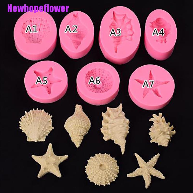 CKFR Diy Sea Shell Conch Cake Silicone Molds Fondant Cake Decorating ...