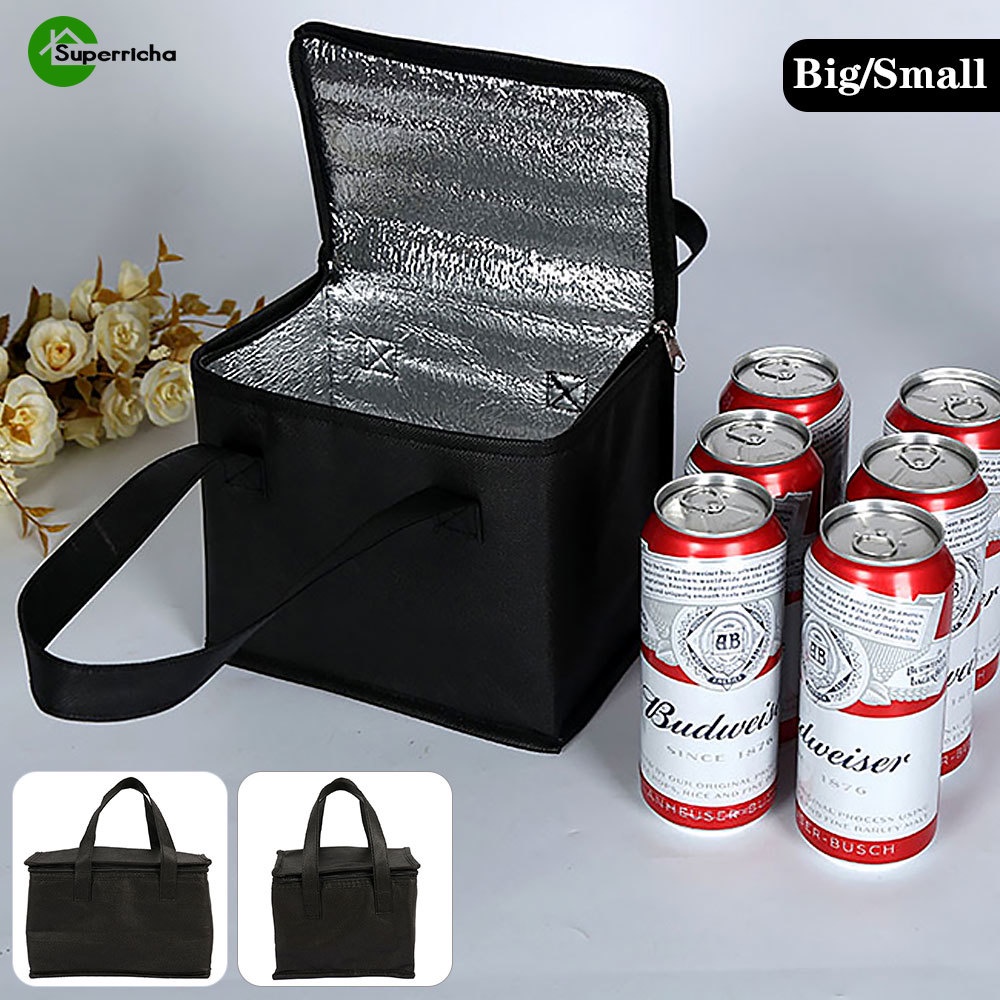 Portable Insulated Food Storage Bag / Collapsible Reusable Cooler Bag ...