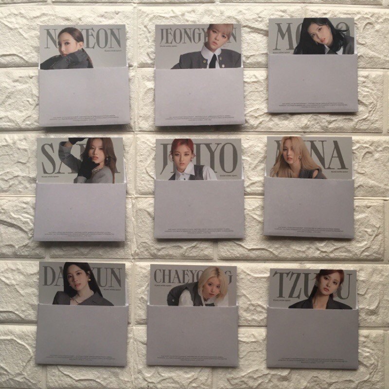 TWICE - Eyes Wide Open Message Cards | Shopee Philippines