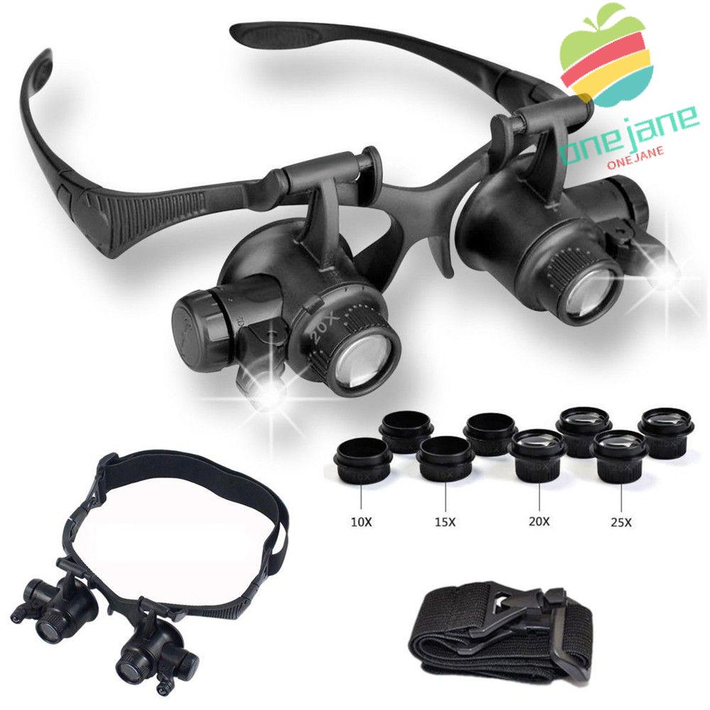 JANE 10/15/20/25X Practical Magnifying Glasses Acrylic Lenses Jeweler ...