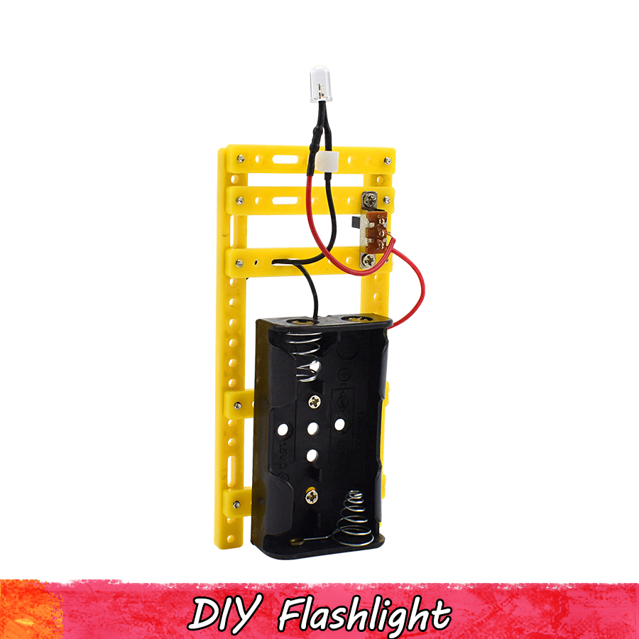 Flashlight DIY Electronic Kit Science Toy Learning Physics Circuit ...