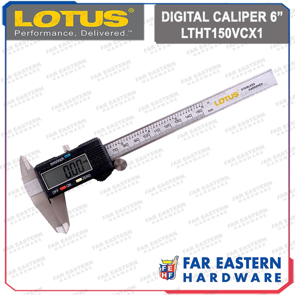 LOTUS Digital Caliper 6" LTHT150VCX1 LTHT | Shopee Philippines