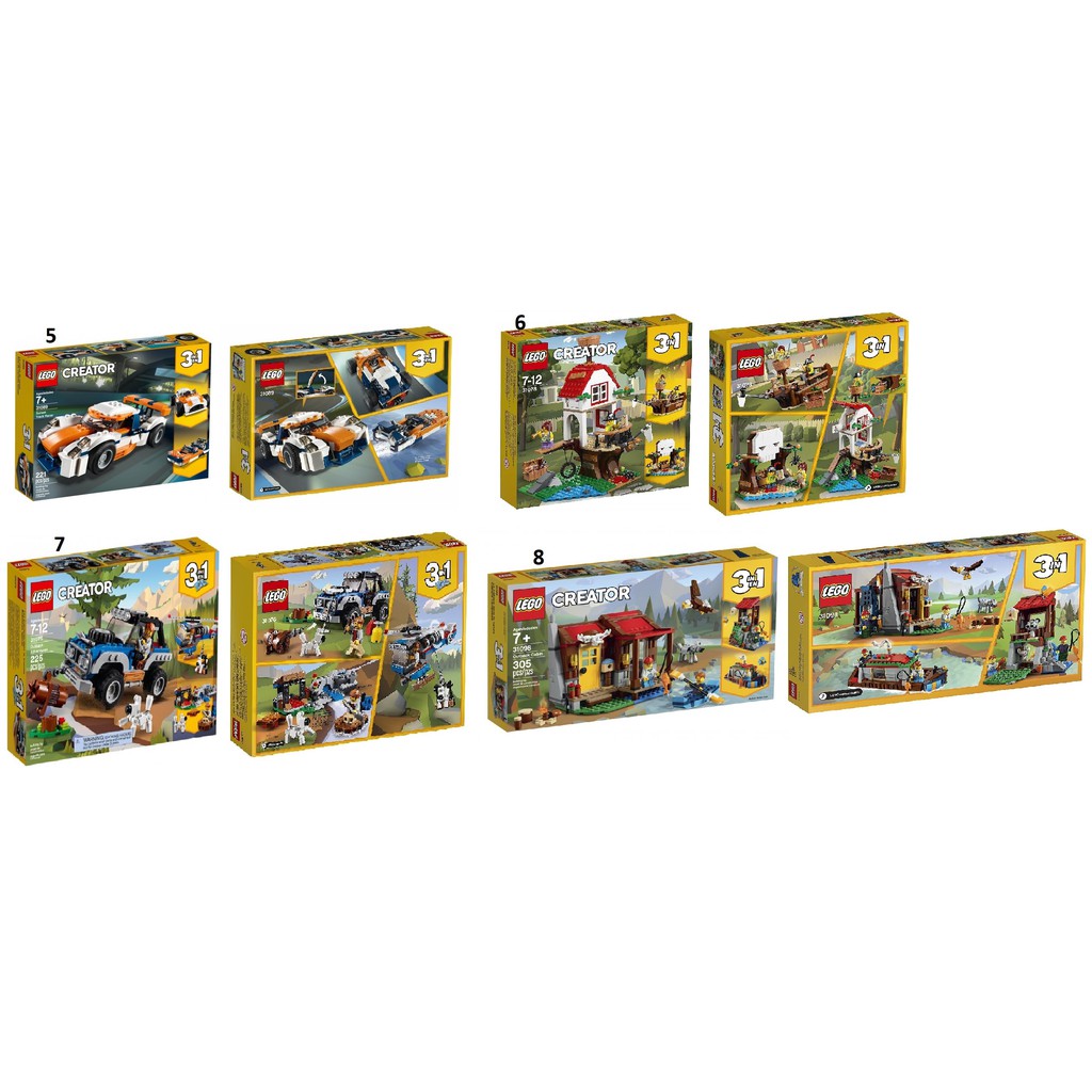 Lego - CREATOR - Assorted 3in1 Assembly Models (P1) | Shopee Philippines