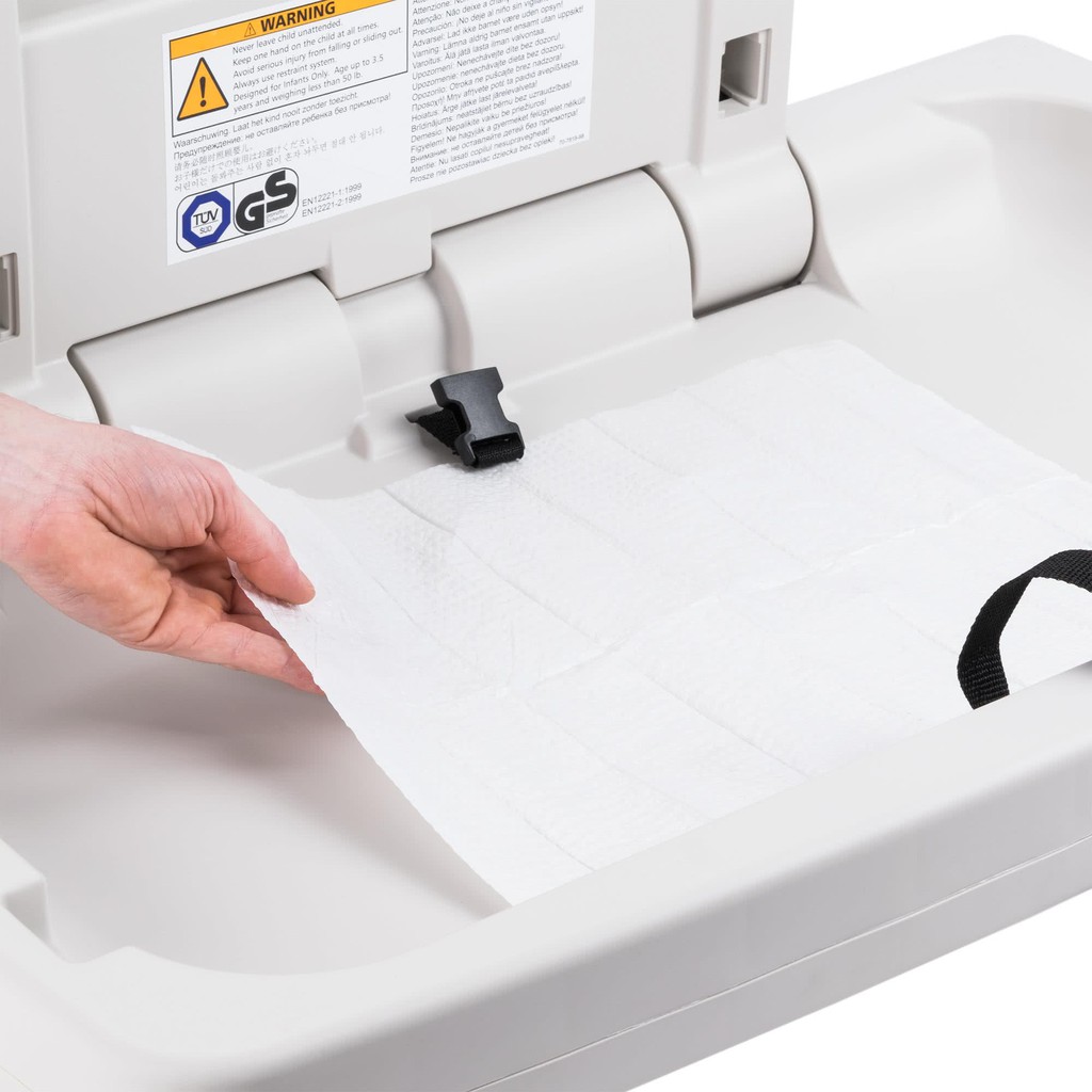 Rubbermaid FG781888FLAT Horizontal Baby Changing Station / Table ...