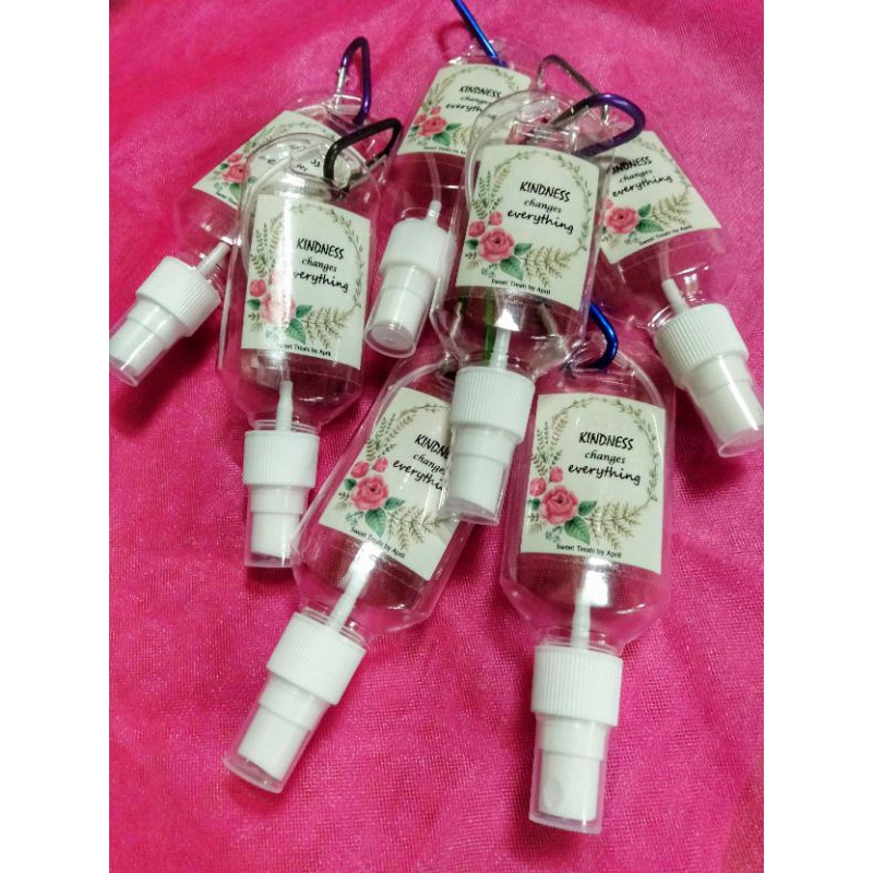 Personalized Keychain Alcohol Spray Bottle | Shopee Philippines