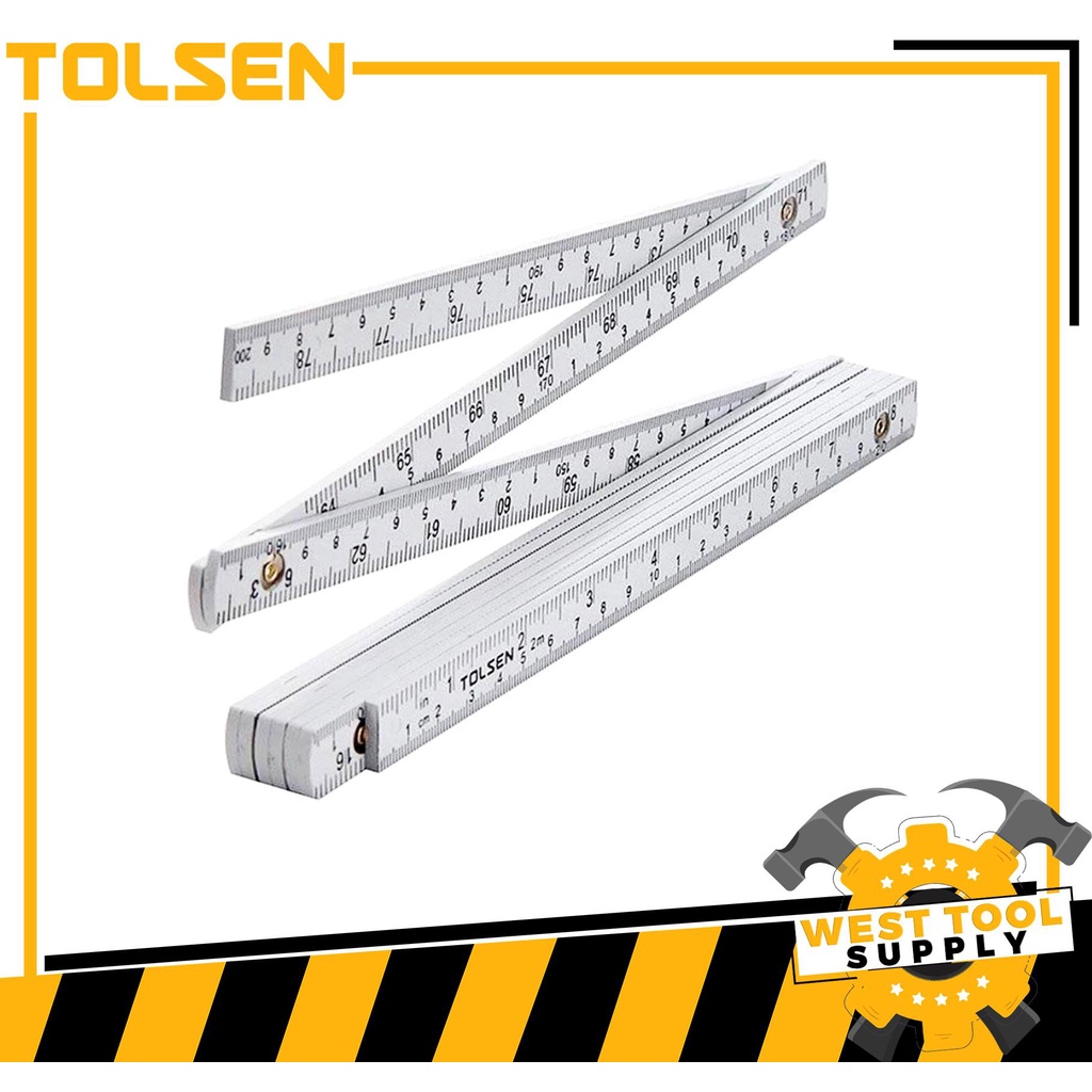 TOLSEN FOLDING RULER 2m / 80" 35047 | Shopee Philippines
