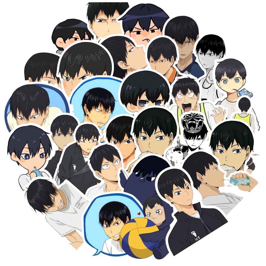 Haikyuu Tobio Kageyama Anime Sticker Pack (30pcs) | Shopee Philippines