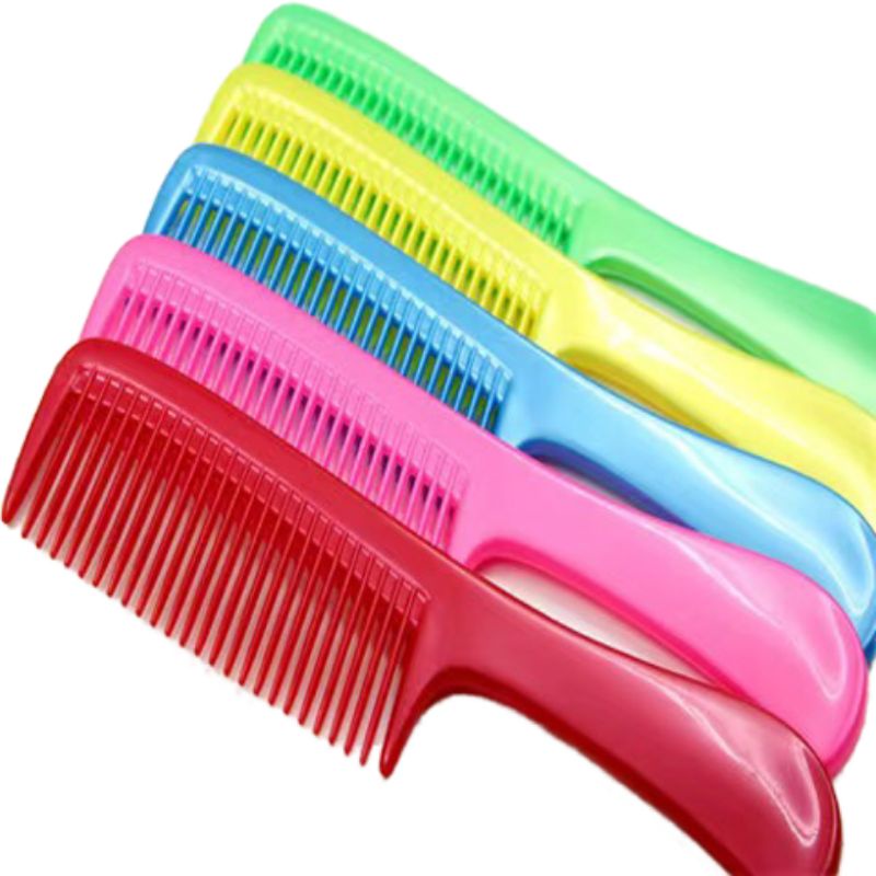Plastic 12PSC.Fine Wide Tooth Hair Comb Brush colors good quality ...