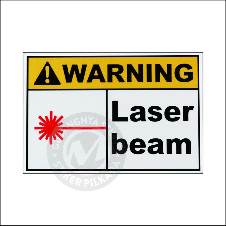 Laser BEAM VINYL Sticker - 7x10cm | Shopee Philippines