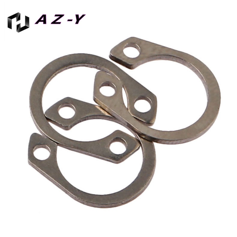 304 Stainless Steel Shafts Elastic Barrier Ring 3-3-150 Manganese ...