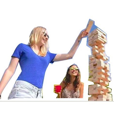 JJT Super Giant Size Jenga Wooden Blocks | Shopee Philippines