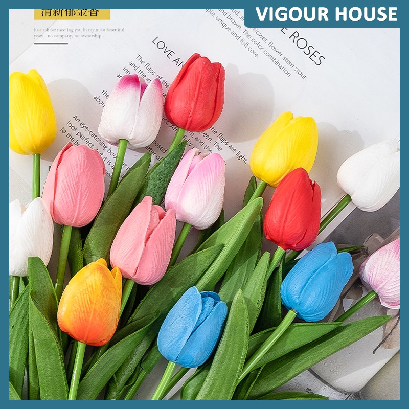 1PC Artificial Tulip Artificial Flower Fake Flower for Home/Party ...