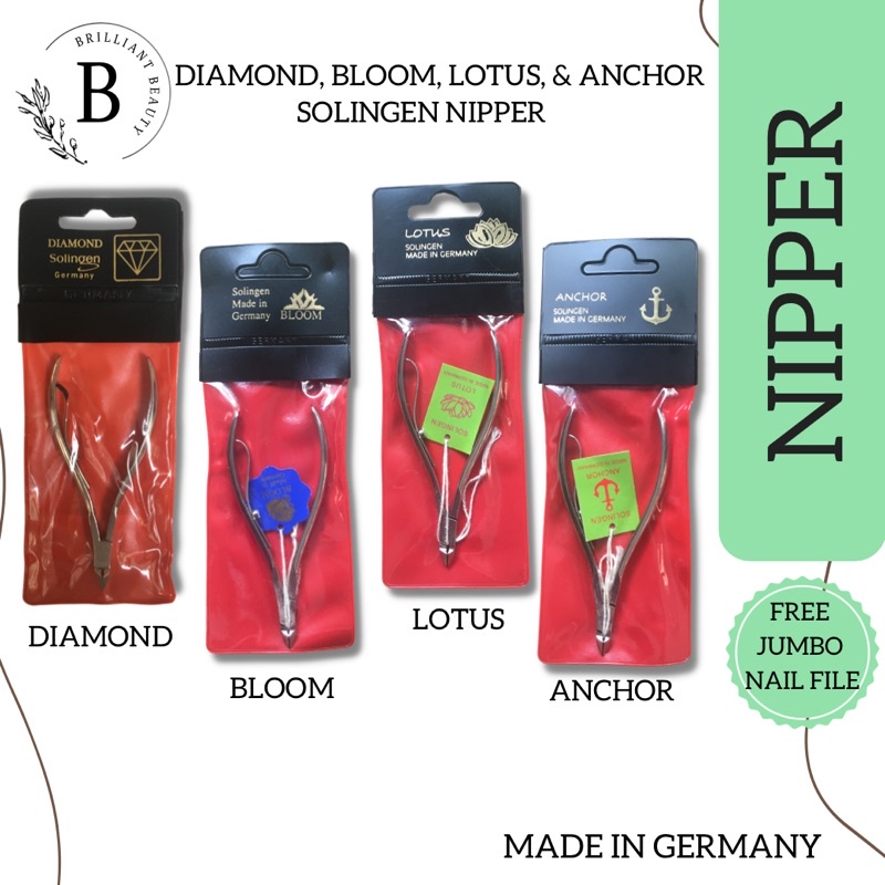 Original Solingen Nipper Germany Diamond, Bloom, Lotus, & Anchor ...