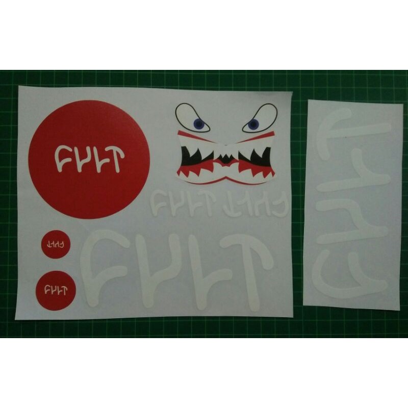 BMX Cult Hawk V3 Decal Transparent Sticker Frame Set | Shopee Philippines