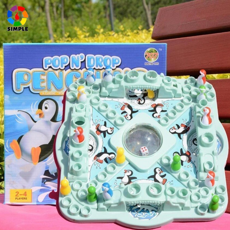Penguin flying chess, jumping chess, parent-child interactive ...