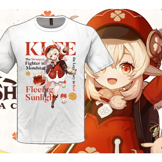 Klee Genshin Impact Tshirt | Shopee Philippines