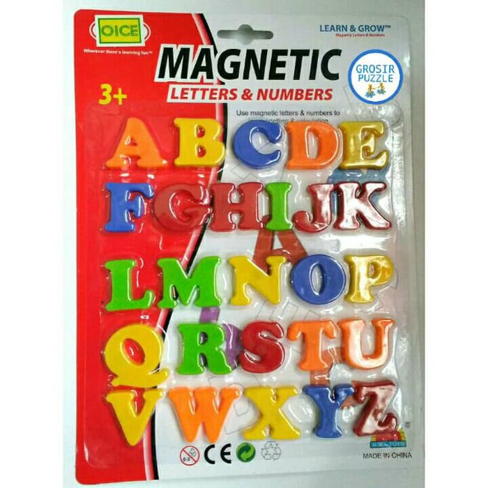 Magnetic Letters & Numbers: Capital Letters Magnets Lowercase Letter ...