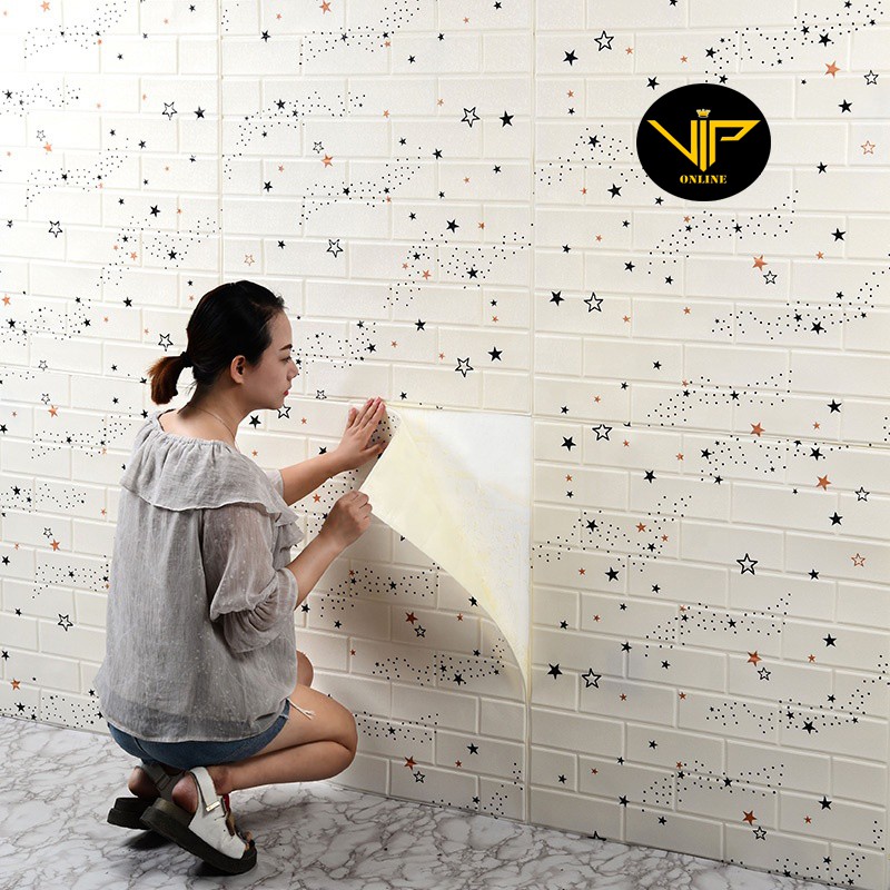 Vip Wallpaper 3D Foam Children's Character Motif 3D Premium Wallpaper ...