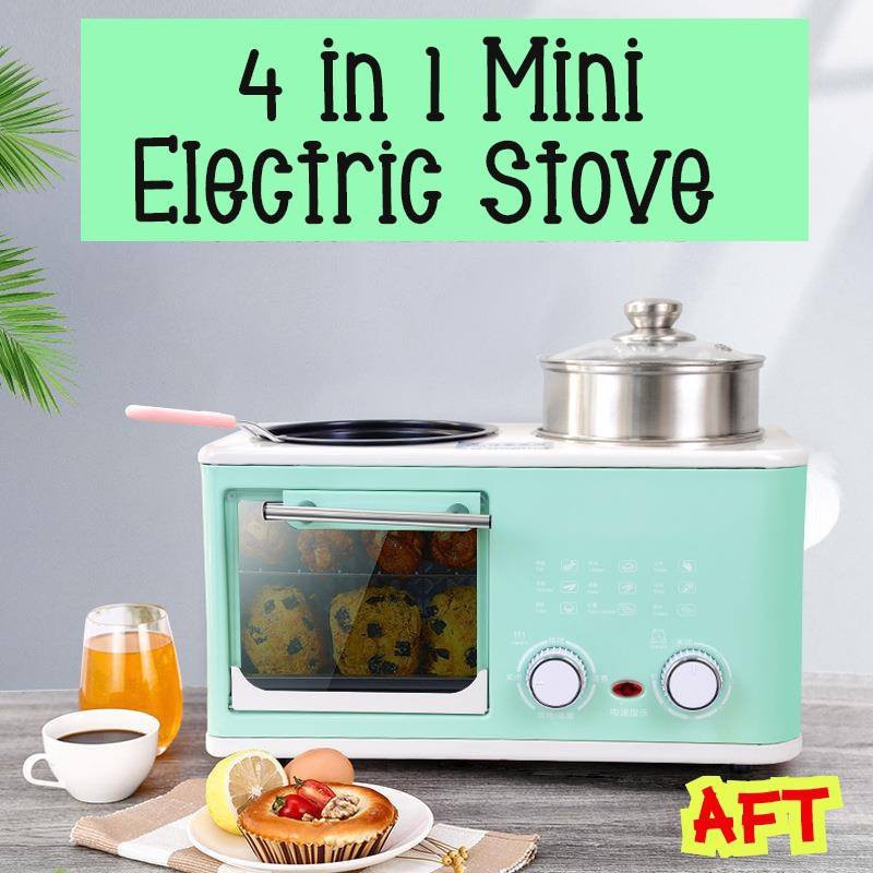 4 in 1 Electric Household Breakfast Machine Mini Bread Toaster Baking ...