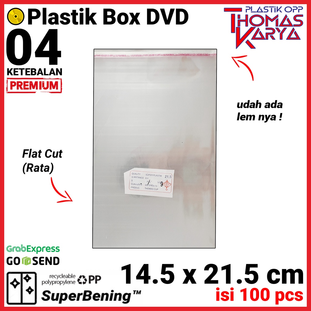 OPP Plastic Invitations 14,5x21,5 Contains 100 Packs of Thick Glue Seal ...