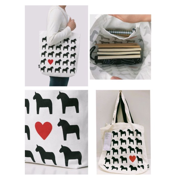 ikea HASTHAGE tote bag | Shopee Philippines