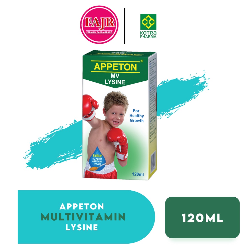 APPETON Multivitamin Lysine Syrup 120ml | Shopee Philippines