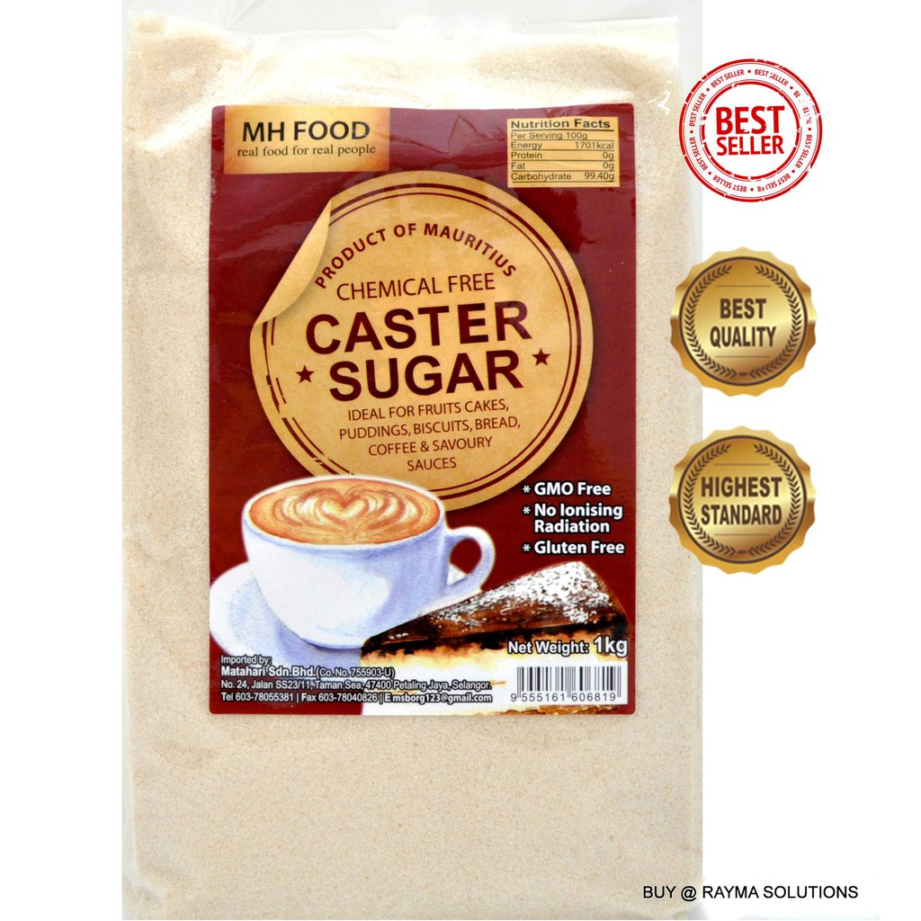 MH FOOD Chemical-Free Caster Sugar, 1kg | Shopee Philippines