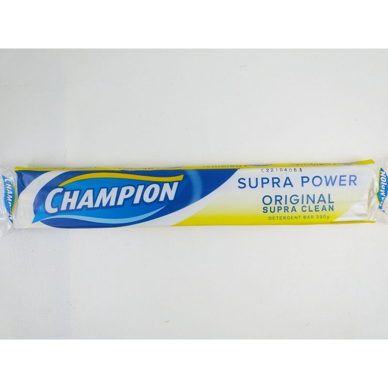 Champion Detergent Bar Soap ( Original & Blue ) 390 Grams | Shopee ...