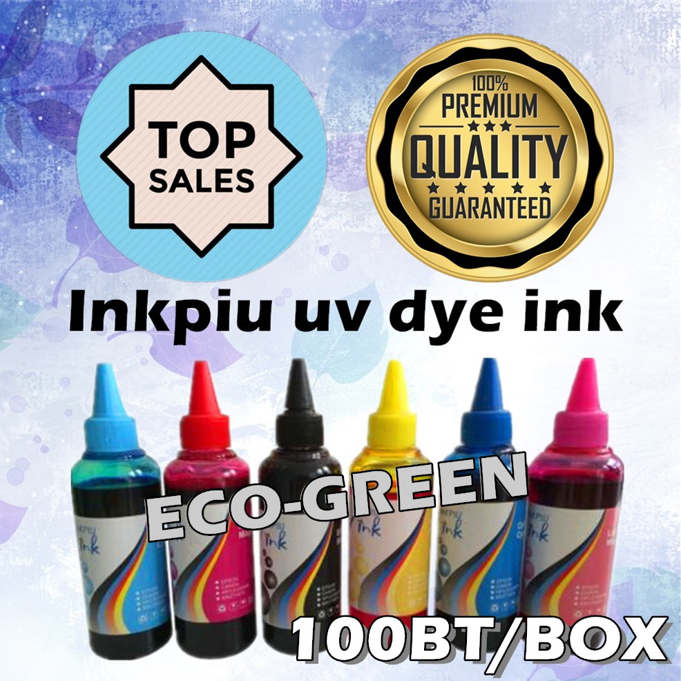 100bt / box Refill Ink uv dye ink 100ml for Continuous ink printer ciss ...
