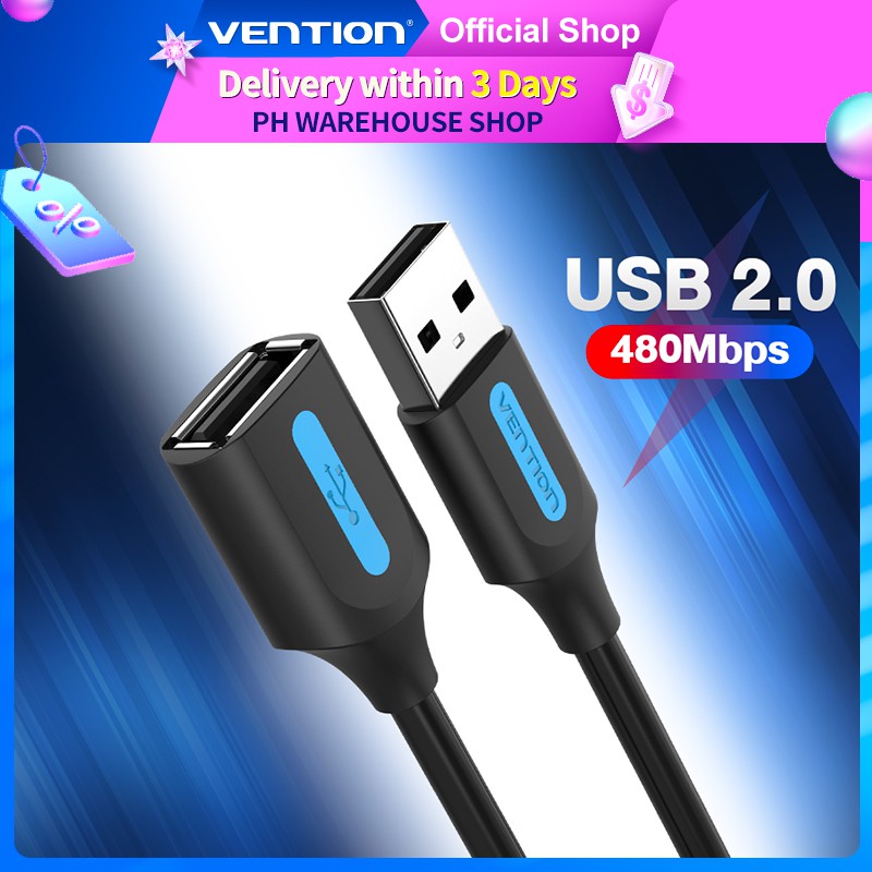 Vention Usb Extension Cable 2.0 Data extend USB 2.0 connections ...