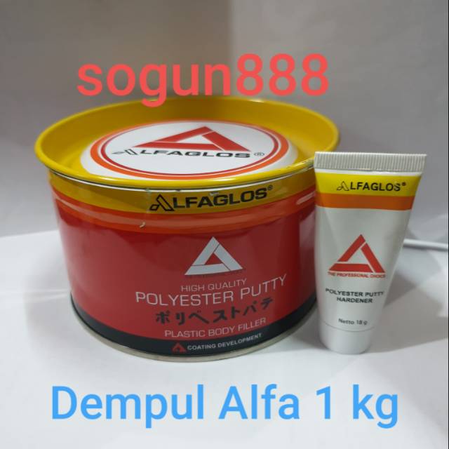 KAYU Alphagloss 1kg 1kg. Wood Putty. Iron Putty. Car Dempol. Alpha ...