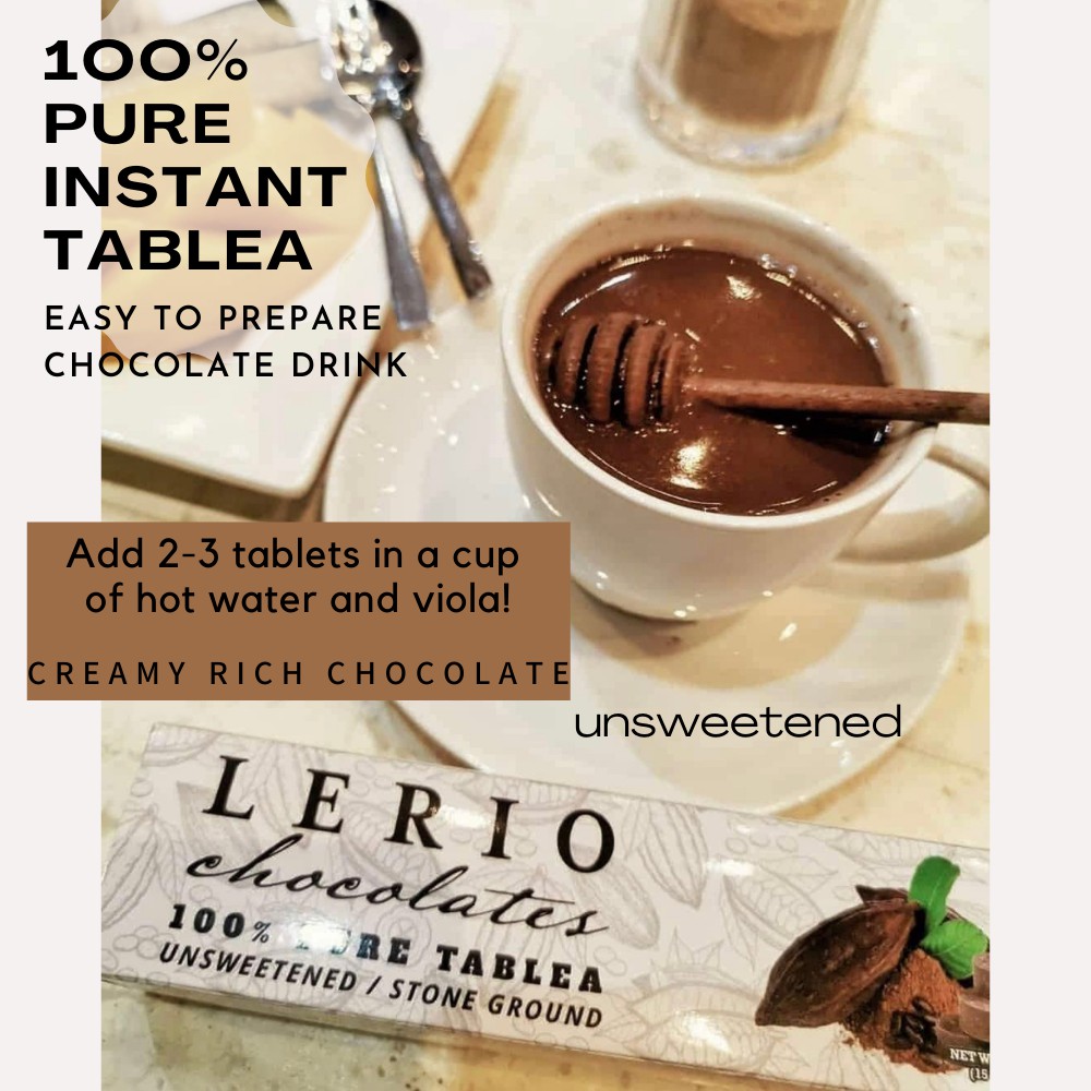 From Single Estate Cacao Farm 100% Pure Chocolate Instant Tablea ...