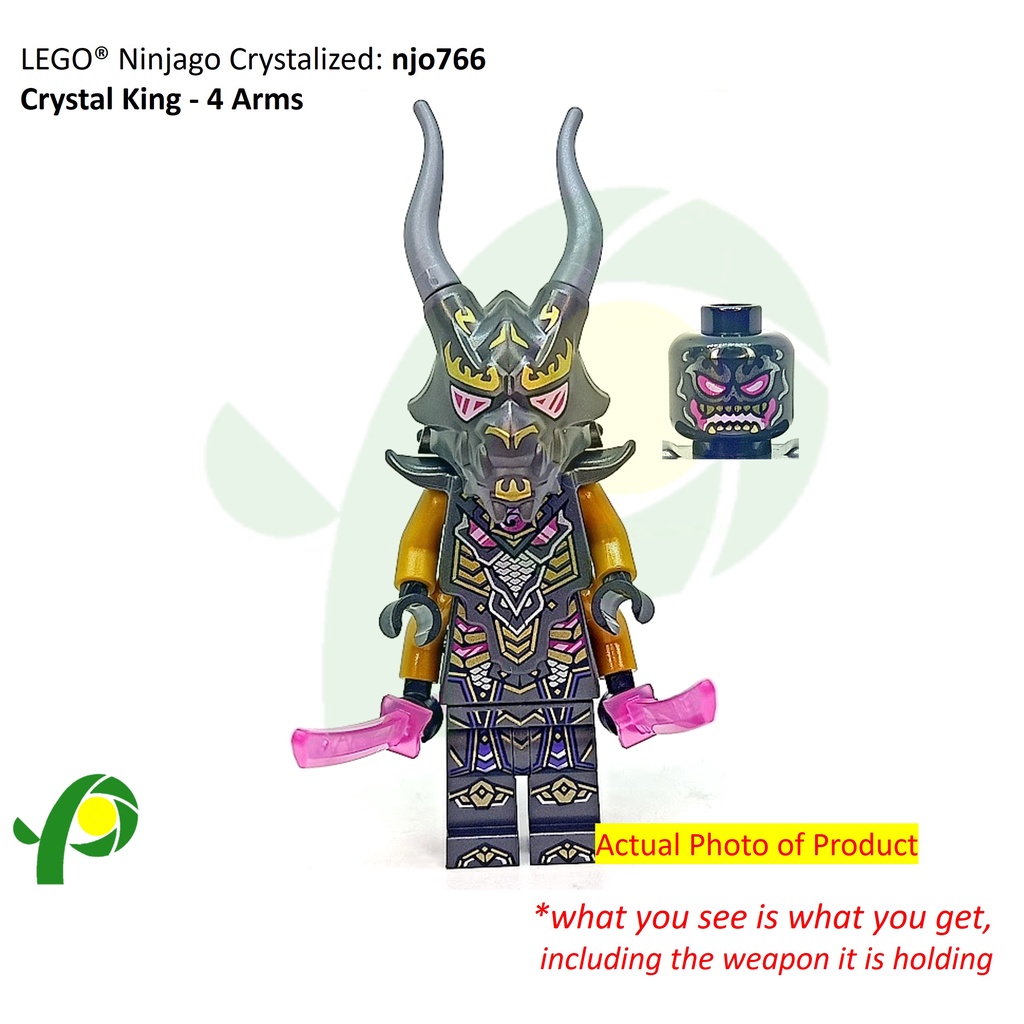 LEGO Ninjago Crystalized Minifigure njo766 Crystal King 4 Arms Minifig ...
