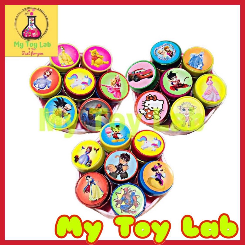 My Toy Lab 5packs (2pcs/pack). Character Stamp /loot bag fillers ...