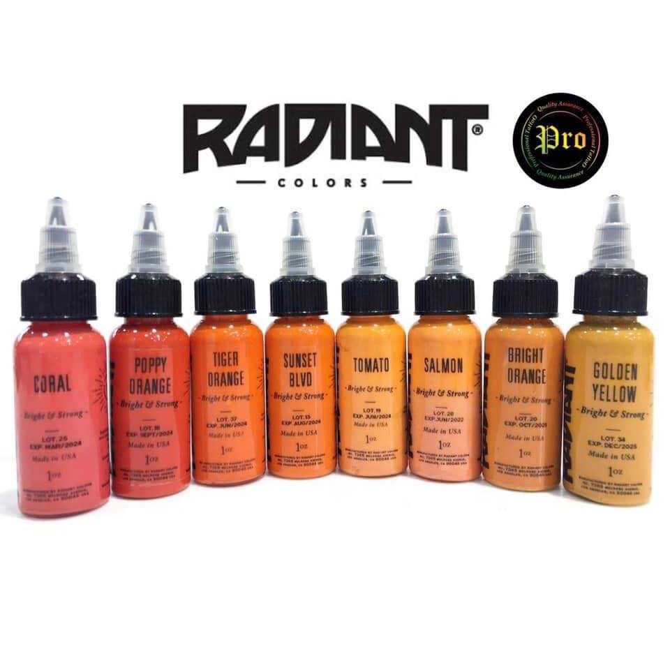 Radiant Colors Tattoo Ink 1 oz Red Orange | Shopee Philippines