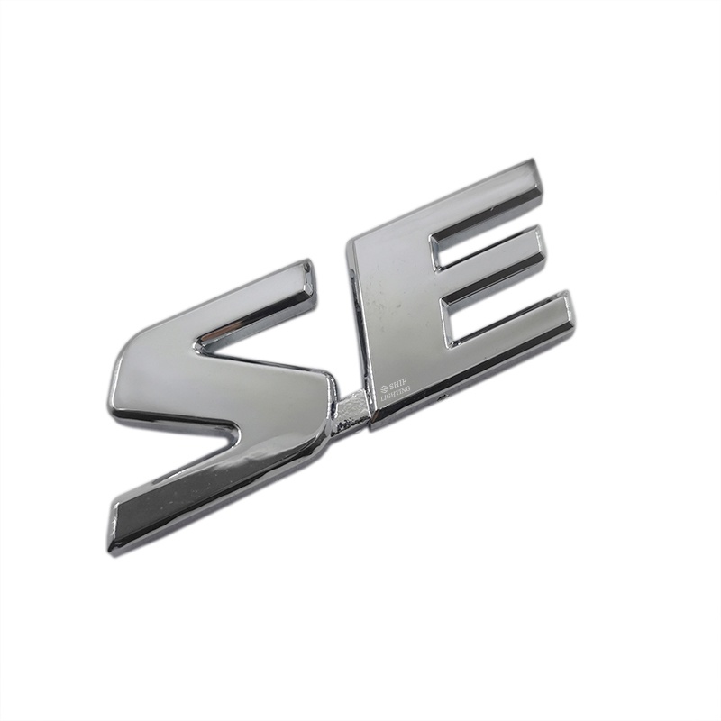 1 x ABS SE Letter Car Auto Rear Emblem Sticker Decal Badge Replacement ...