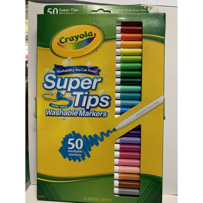 crayola super tips 50 | Shopee Philippines