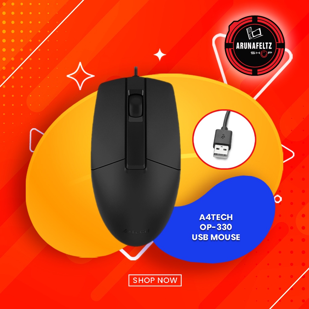 A4TECH OP-330 USB MOUSE WIRED | Shopee Philippines