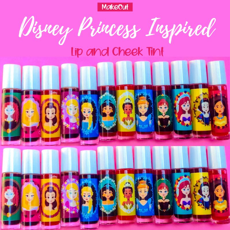 Disney Princess Inspired Lip and Cheek Tint 10ml Liptint COD | Shopee ...
