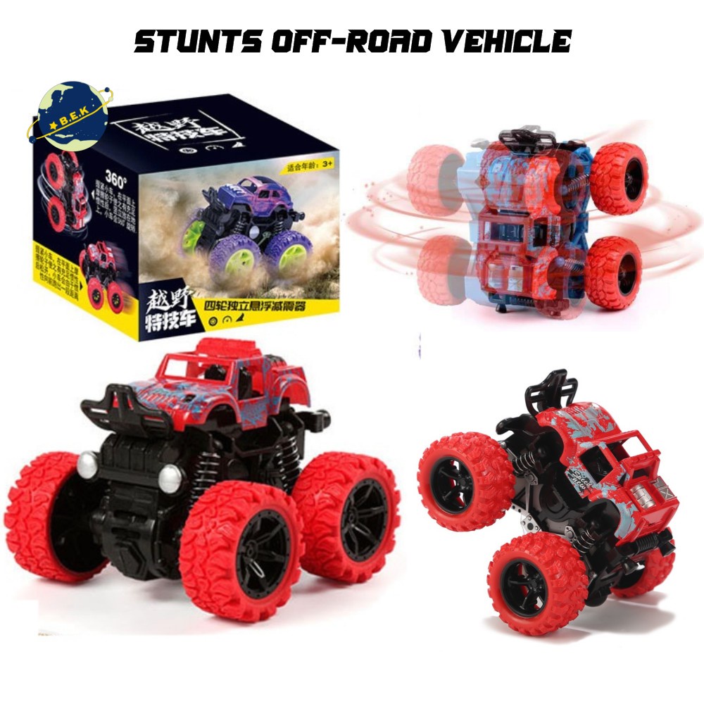 Kids Toys Inertia Four-Wheel Drive off-Road Vehicle Boy Trick Car Toy ...