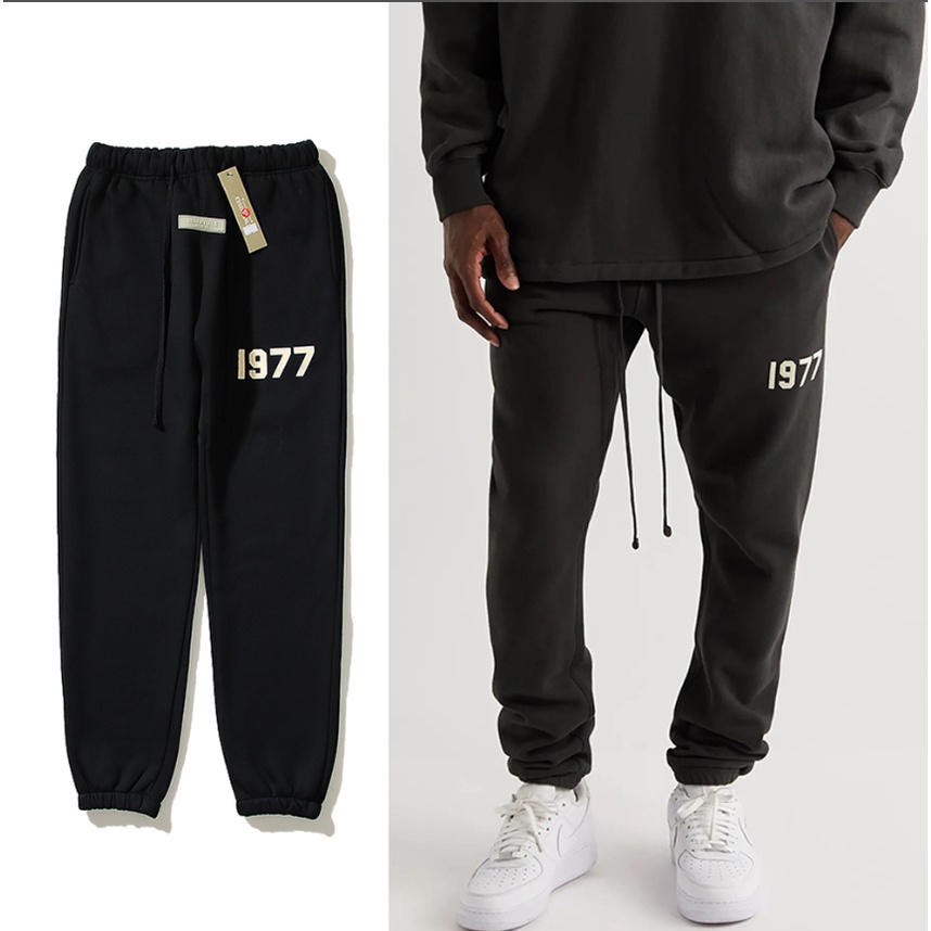 FOG ESSENTIALS eighth season double line high street loose and casual 1977 flocking leggings ...