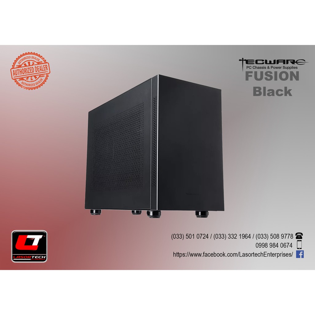 Tecware FUSION ITX/Micro ATX Case |Black | Shopee Philippines