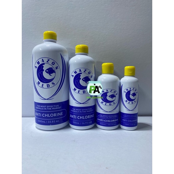 Amazon meds 150ml & 300ml Anti chlorine Methylene blue | Shopee Philippines