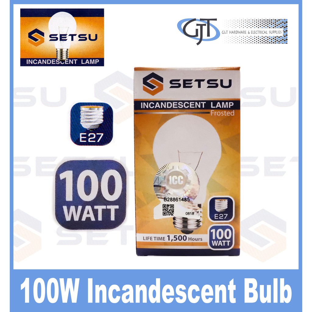 PACK OF 10 - SETSU Incandescent Light Bulb 100W / Sisiw (Chick), Kulig ...