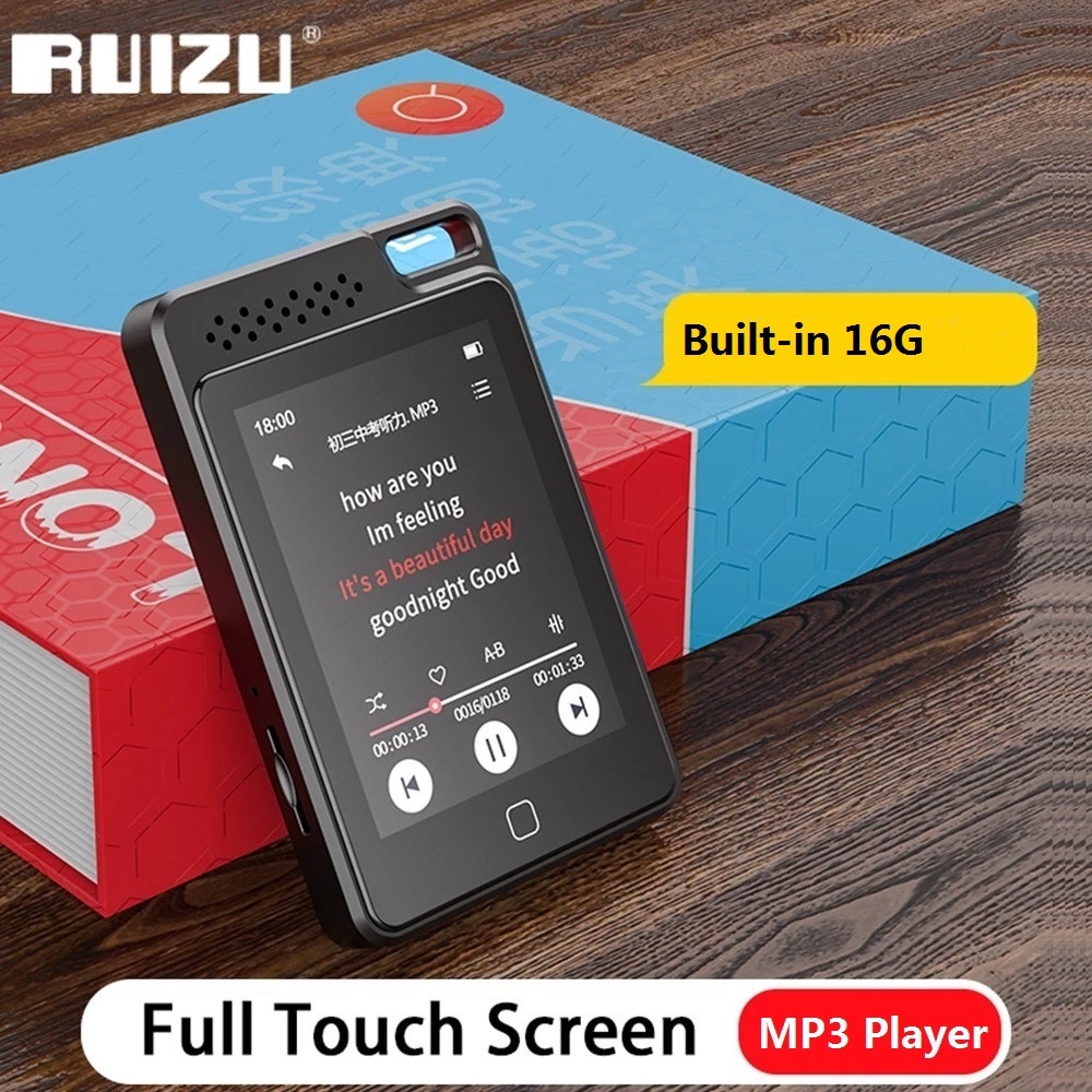 RUIZU C1 Mini MP3 Player With 2.4inch Screen Bluetooth 5.0 HiFi Music ...