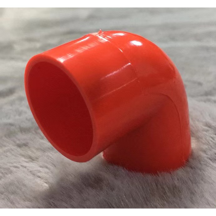 PVC electrical pipe fittings orange elbow 1/2” 3/4”1” | Shopee Philippines