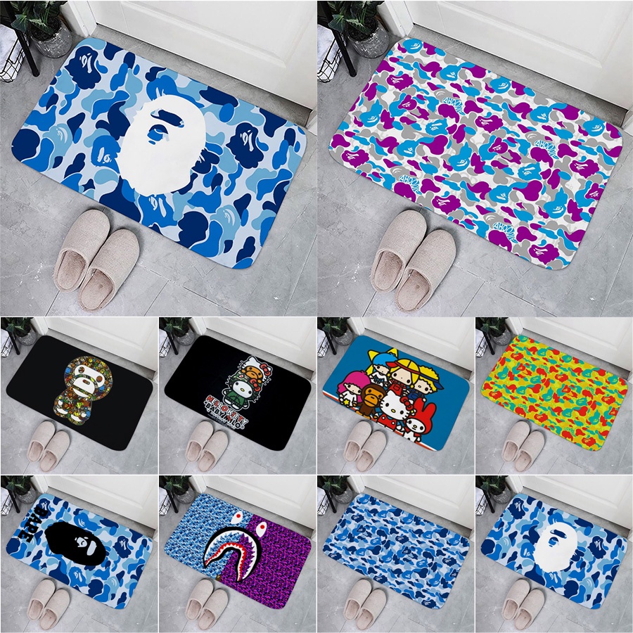 Bape Printed Door Mats for Entrance Door Carpets Living Room Dust Proof ...